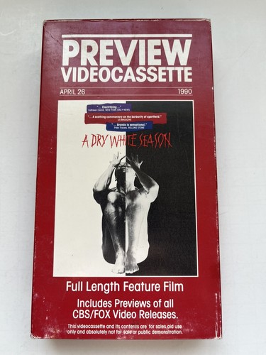 A Dry White Season (1989) - VHS | eBay