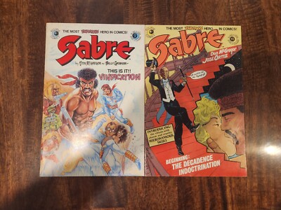 Sabre No. 9 And 10 Eclipse Comics Vol. 1 No. 1984 | eBay