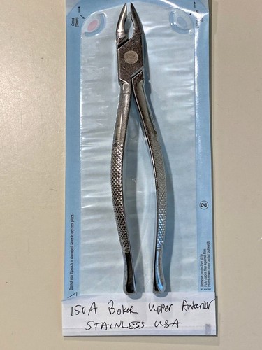 150A MAXILLARY UPPER ANTERIOR DENTAL EXTRACTION FORCEP BOKER USA | eBay