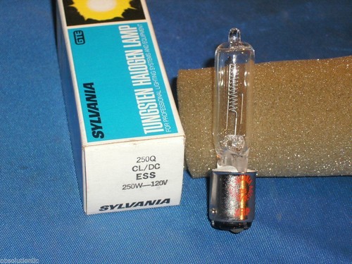 GE OR SYLVANIA Q250 CL/DC 250W 120V TUNGSTEN HALOGEN LAMP ESS 43697 | eBay