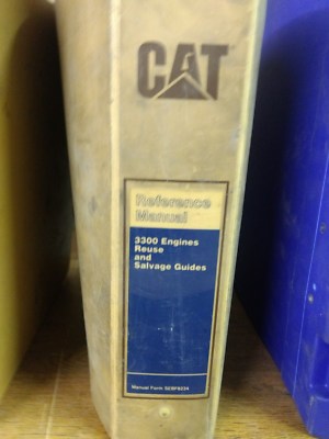 CAT CATERPILLAR 3300 ENGINES REUSE AND SALVAGE Reference Manual | eBay