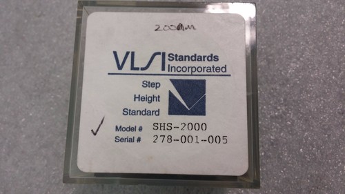 VLSI Standards Step Height Standard Model SHS-2000 | eBay