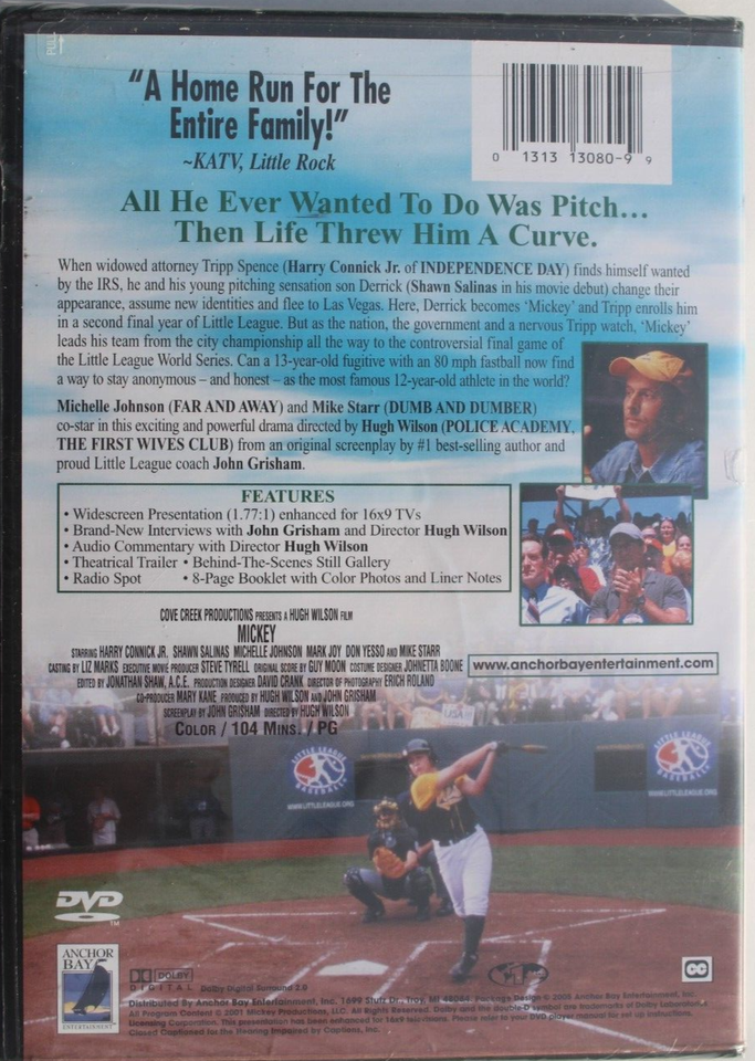 New & Sealed - Mickey (DVD, 2005, Widescreen) John Grisham, Harry ...