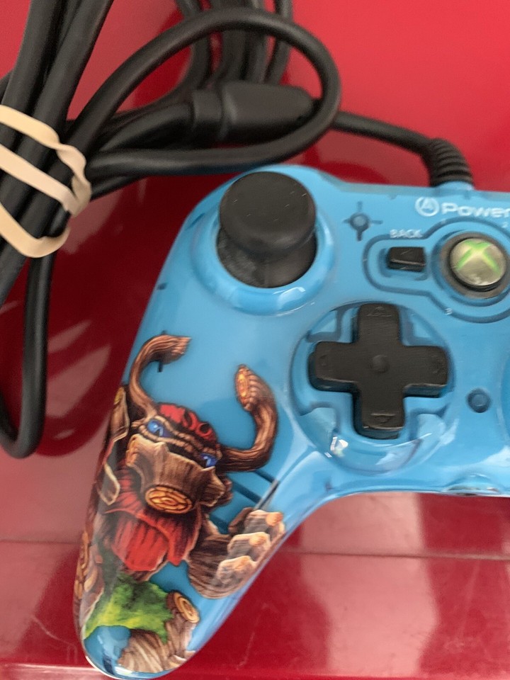 Skylanders Power A Mini Wired Xbox 360 Blue Controller Works great ...