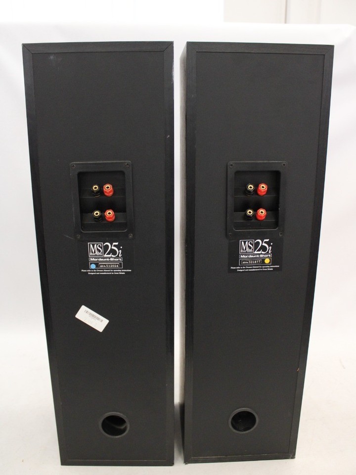 MORDAUNT-SHORT MS25i Floor Standing Speakers, Black, 8 Ohms - S79 | eBay UK