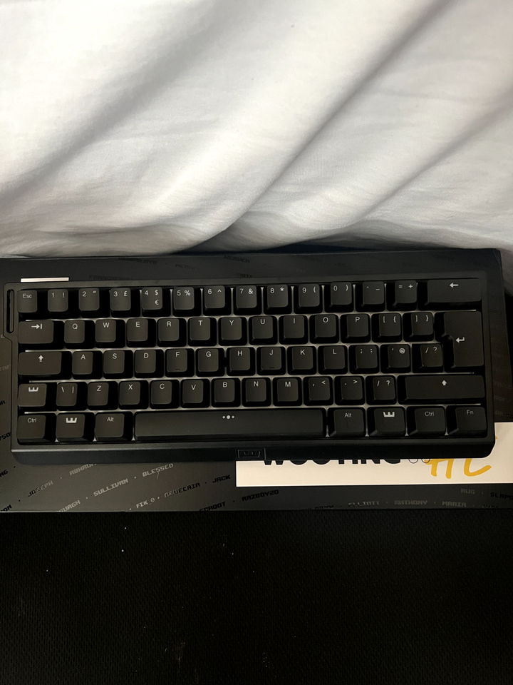 Wooting 60HE V1 ISO Layout, ABS Black Keycaps And L60 Switches. | eBay.de