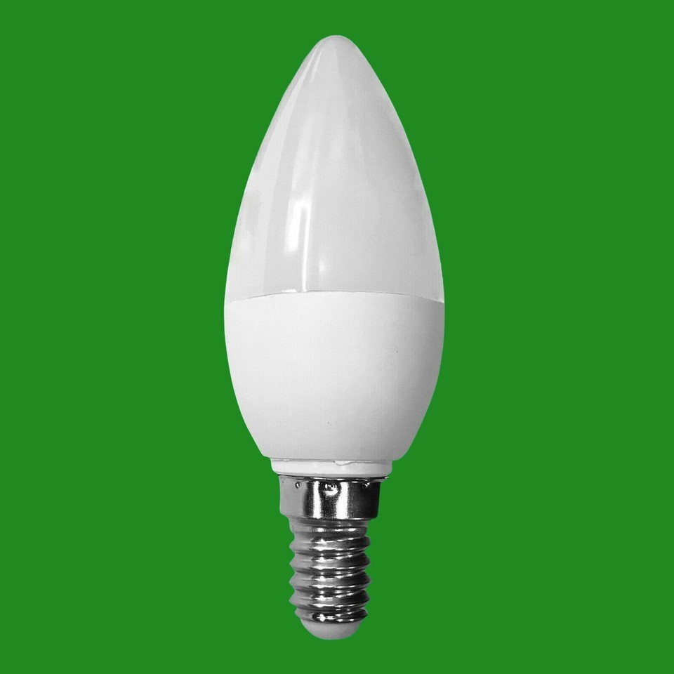 4x 4W (=25W) LED Candle Pearl Day Light 6500k SES E14 Small Edison ...
