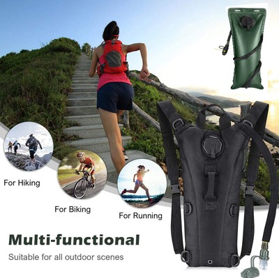 3L Water Bladder Bag Tactical Cycling Hiking Camping Hydration Backpack ...