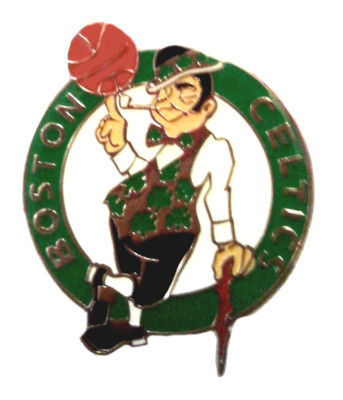 Celtics Pin Boston Celtics Pin Hard to Find Leprechaun Logo Basketball ...