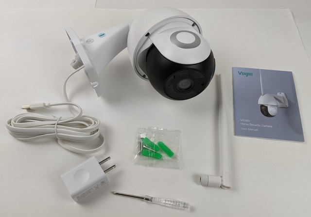 Voger Weatherproof Wi-Fi Full HD Surveillance Camera - White for sale ...