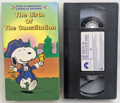 Peanuts This Is America Charlie Brown V6 Birth of the Constitution (VHS ...
