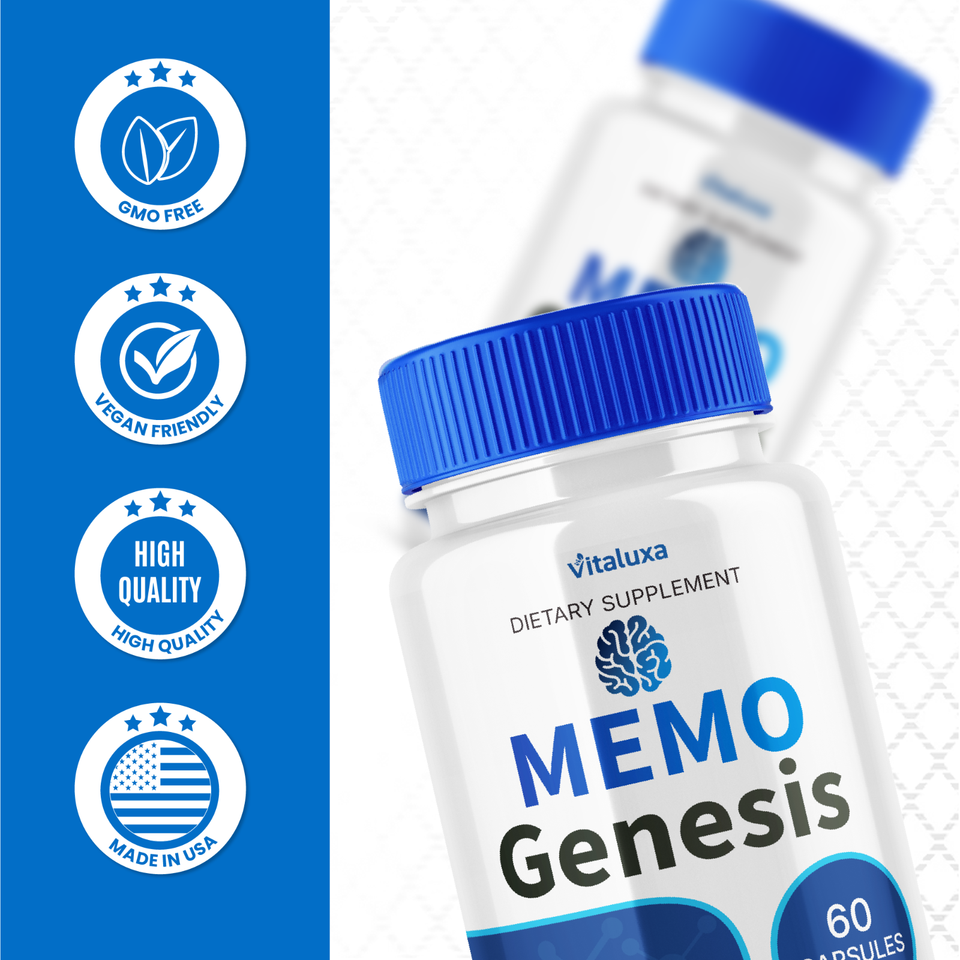 MemoGenesis Capsules, Memo Genesis Brain Health Support Formula (60 ...
