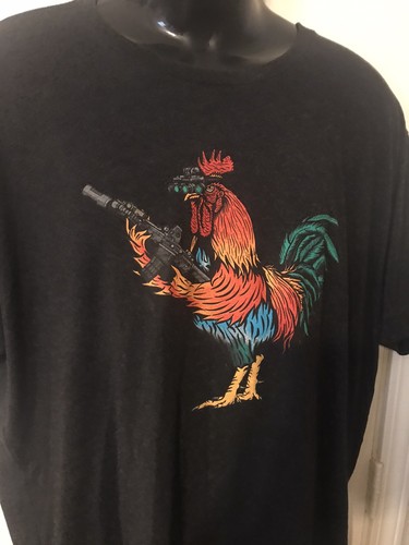 Black Rifle Coffee Company Crewneck Grey Tacticock Rooster Military ...