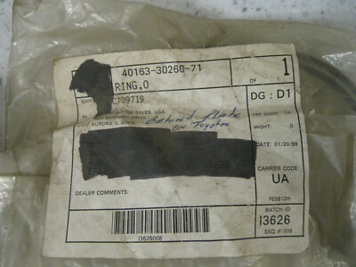 Toyota O-Ring 401633026071 | eBay