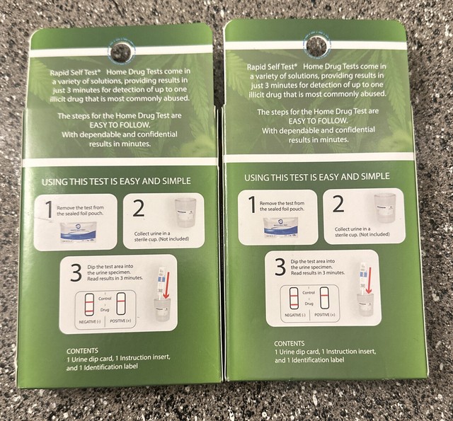 RST MARIJUANA HOME DRUG TEST x2 for sale online | eBay