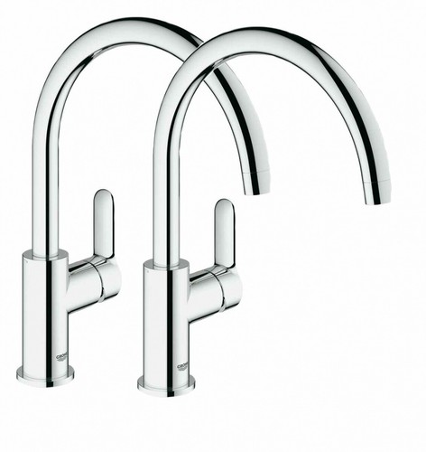 Grohe 2x Spültisch-Einhebelmischer BauEdge - 31367000 - schwenkbarer ...