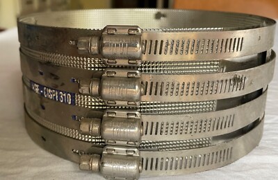 NSF CISPI 310 No-Hub Standard Coupling 9" Diameter 4 Clamps Stainless ...