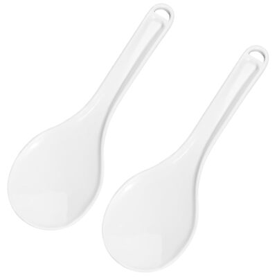 2PCS Plastic Rice Paddle Spoon Rice Scoop Non-Stick Rice Spatula Rice ...