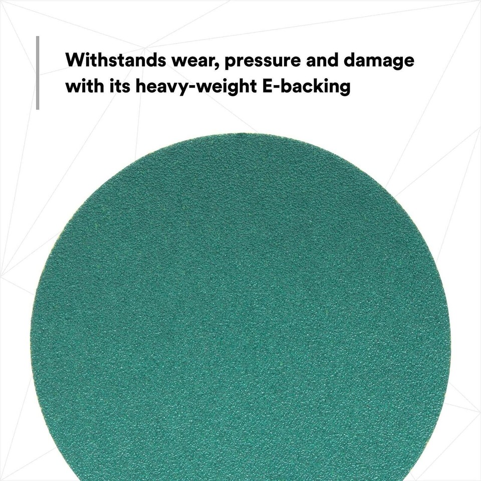 3M Green Corps Stikit Sanding Discs, 01550, No Hole, 8 in, 40+ Grade ...