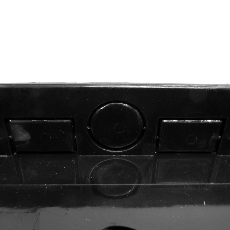 Black Back Box Surface Mount Single or Double 1G 2G with Conduit and ...