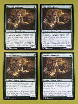 Edgewall Innkeeper x4 Throne of Eldraine 4x Playset Magic the Gathering ...