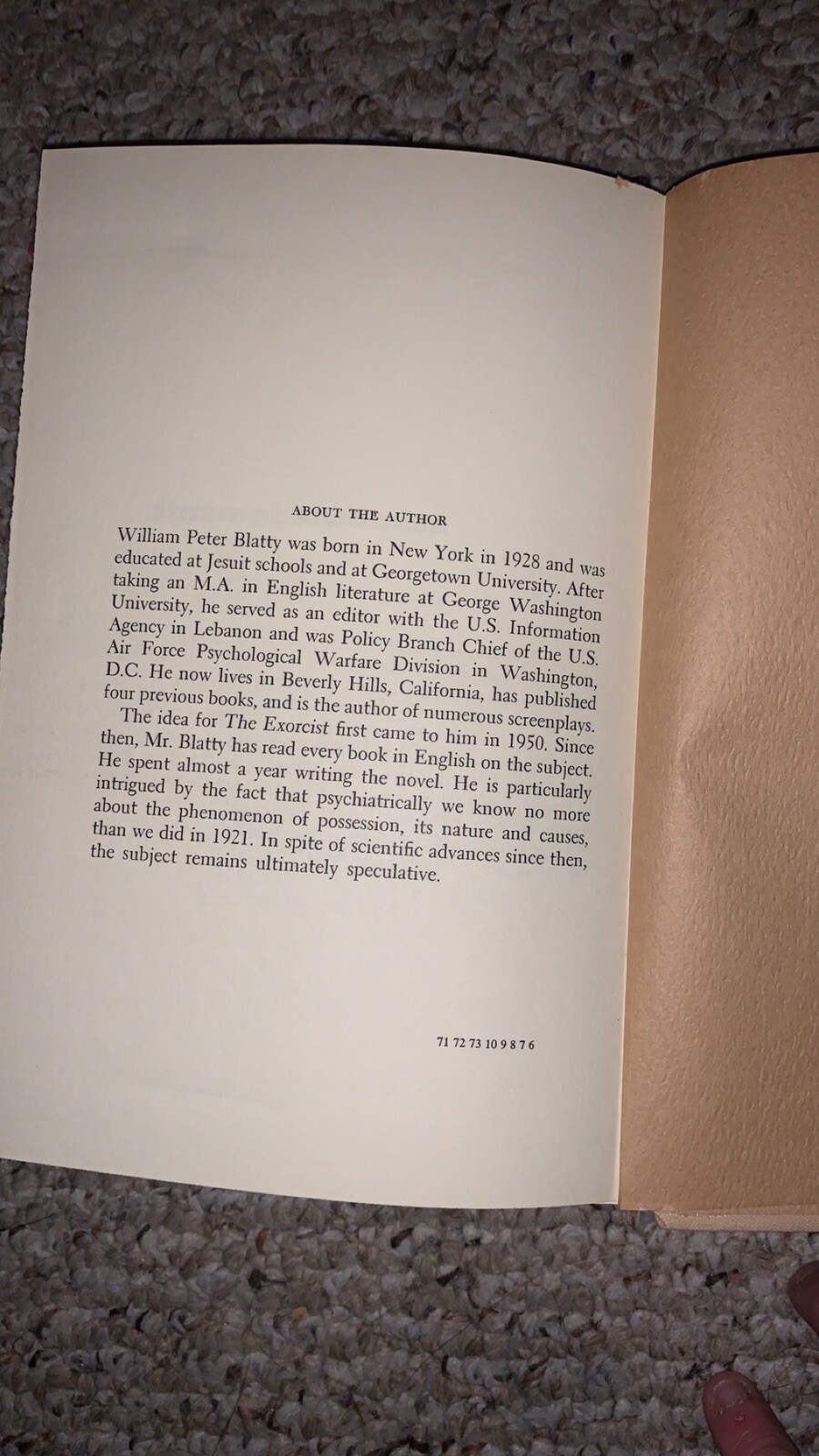 The Exorcist 1st Edition 1971 | eBay