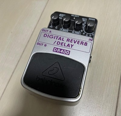 Behringer DR400 Digital Reverb/Delay Effects Pedal – Stereo, Great ...