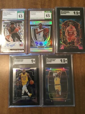 Graded Basketball Cards Lot of 10, Lebron James, Kevin Durant, See ...