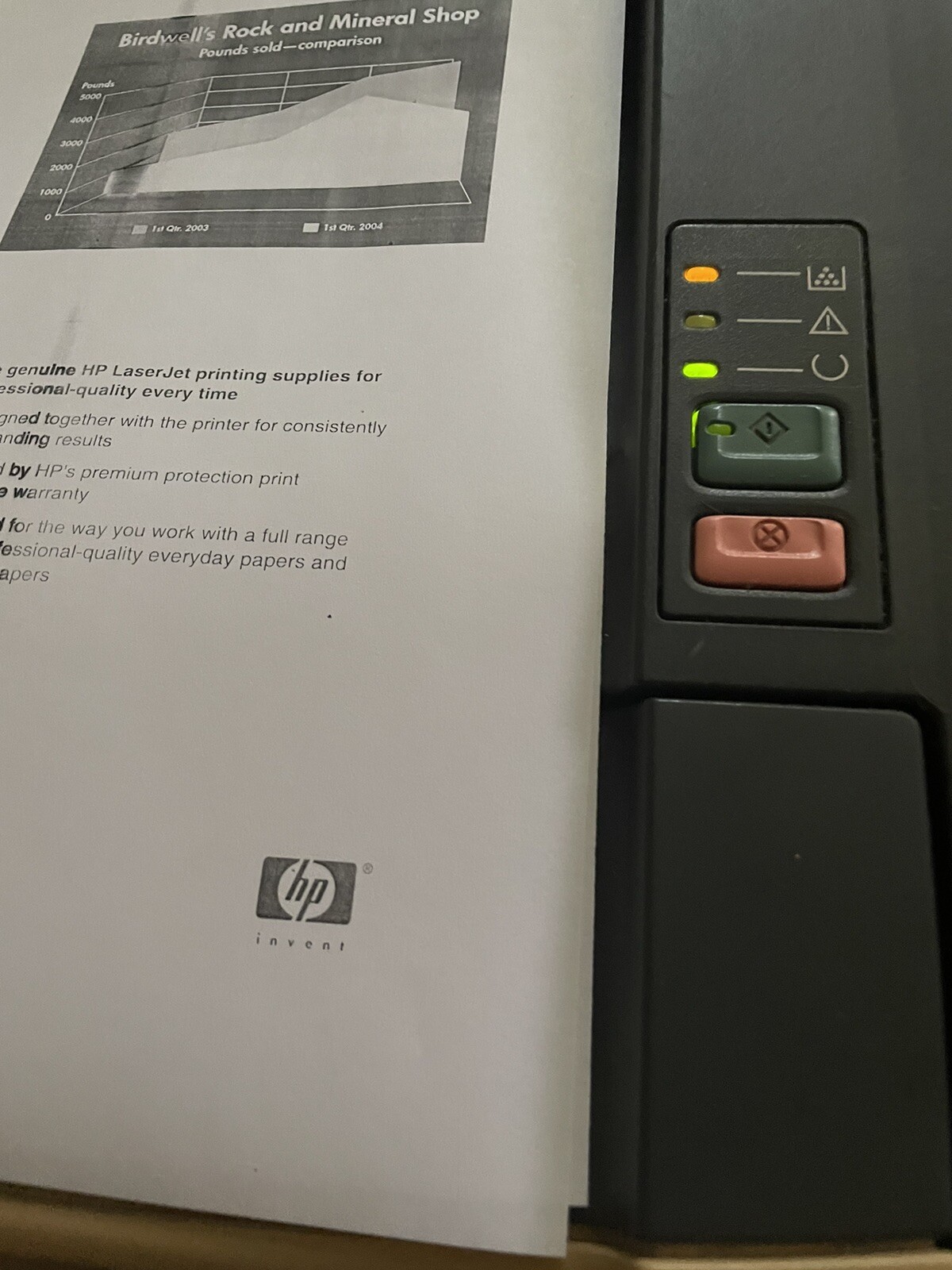 HP LaserJet 1320 Laser Printer Q5927A, Cables, Ink Included, Tested ...