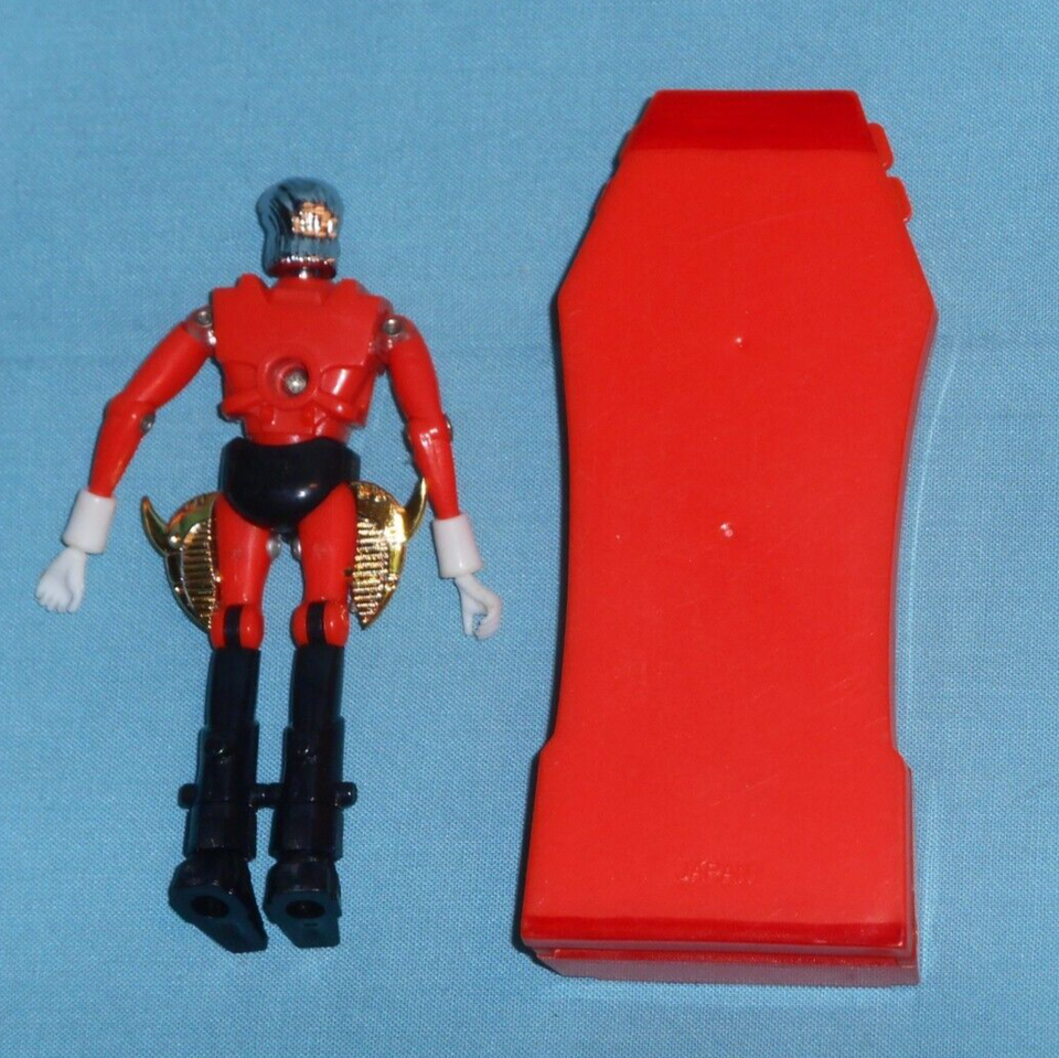 vintage Mego Micronauts red/orange PHAROID lot x2 complete with Time ...