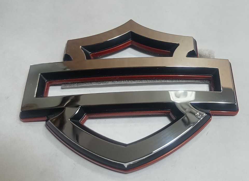 Harley-Davidson Custom Fuel Gas Tank Emblems Bar And Shield RH, 2 pcs ...