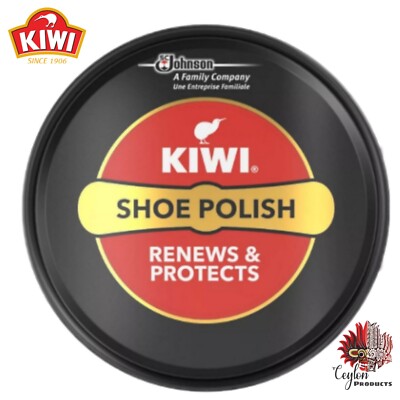 Kiwi Shoe Ploish Boot polish Wax Shine Black and Dark Tan Protect and ...