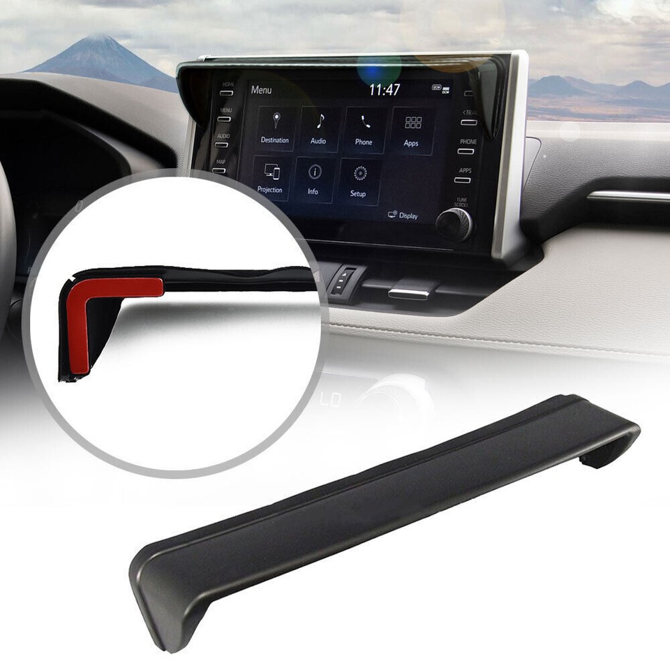 8" Length Black Car GPS Navigation Hood Visor Radio Sun Shade Anti ...