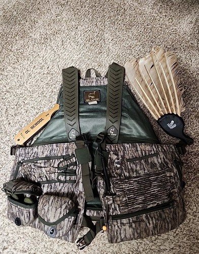 Ol Tom Gunslinger Turkey Vest Bottomland With Primos Real Wing & Box ...