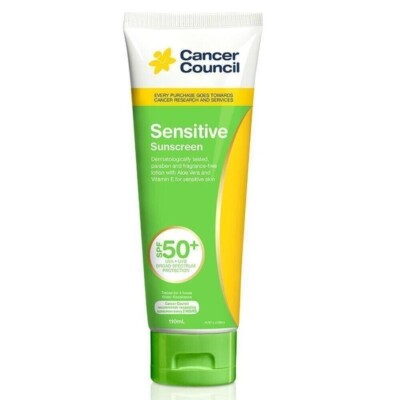Cancer Council Sensitive Sunscreen SPF 50 + 110mL | eBay