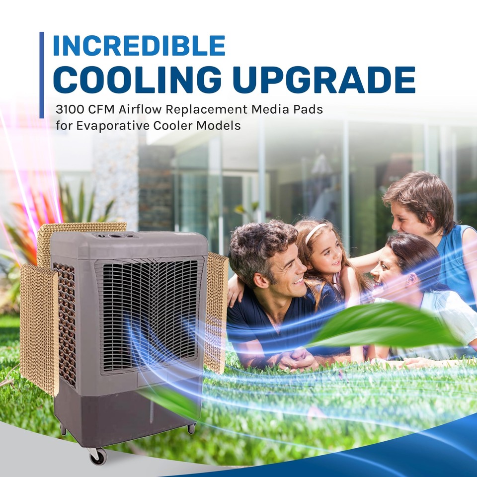 Hessaire Replacement Evaporative Cooler Pads Swamp Cooler Replacement ...