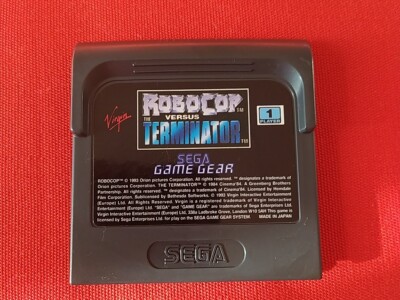 Robocop versus the Terminator Sega Game Gear GG cartridge only TBE EUR ...
