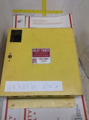 HEAT-TIMER Yellow-E-EP-EPU Panel Cabinet- TEKMAR -ALARM-ENTECH-LOCK BOX ...