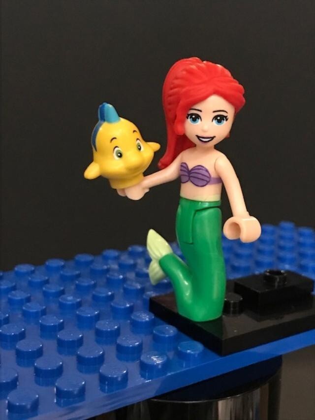 LEGO Disney Little Mermaid ARIEL AND FABIUS THE FLOUNDER - excellent ...