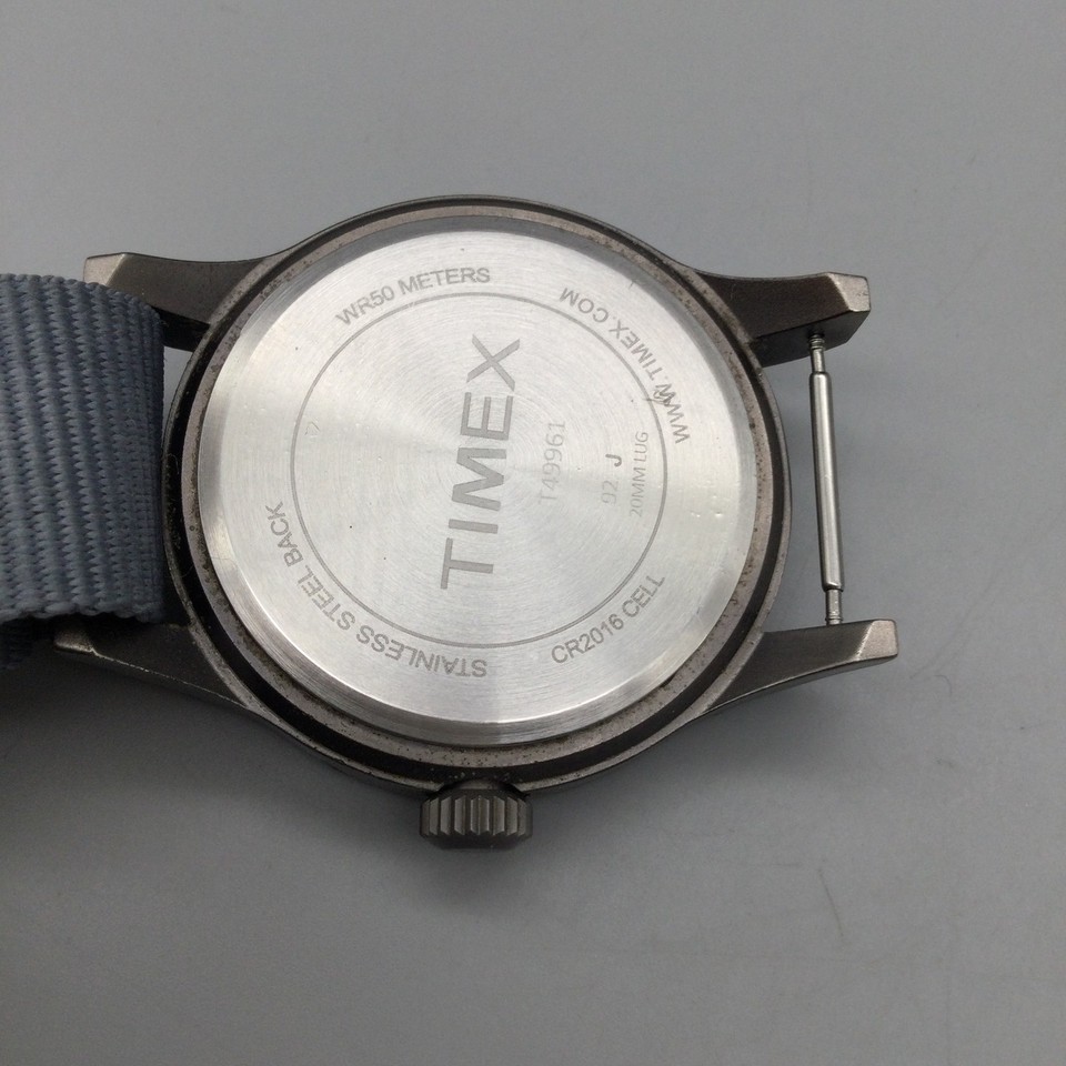 Timex Expedition Scout Watch Mens 40mm Indiglo Model T49961 New Battery ...