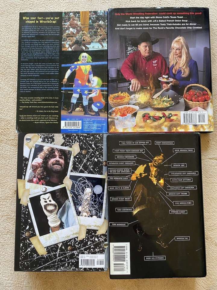 Lot of 4 Wrestling Books WWE WWF ECW | eBay