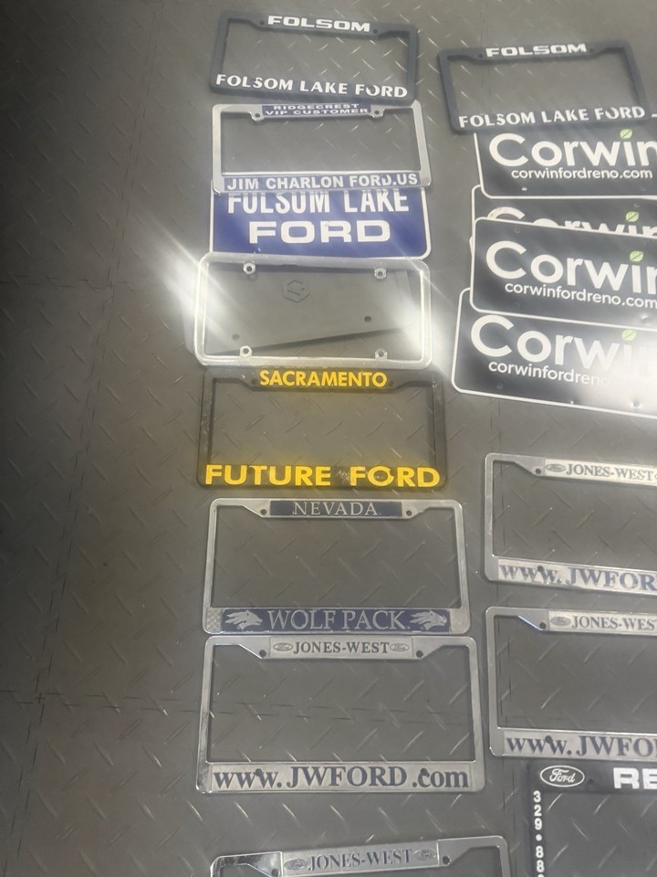 Lot Closed Ford Dealer License Plate Frames Reno, NV FREE SHIPPING! | eBay