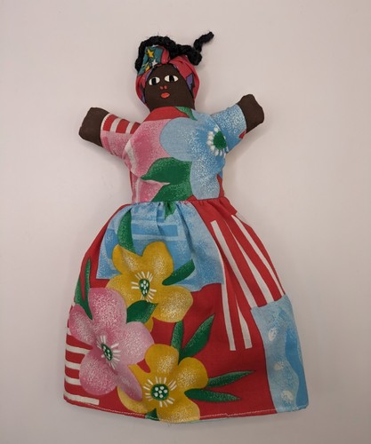 8" Topsy Turvy Doll Flip Over Reversible Bright Colors Hand Painted ...