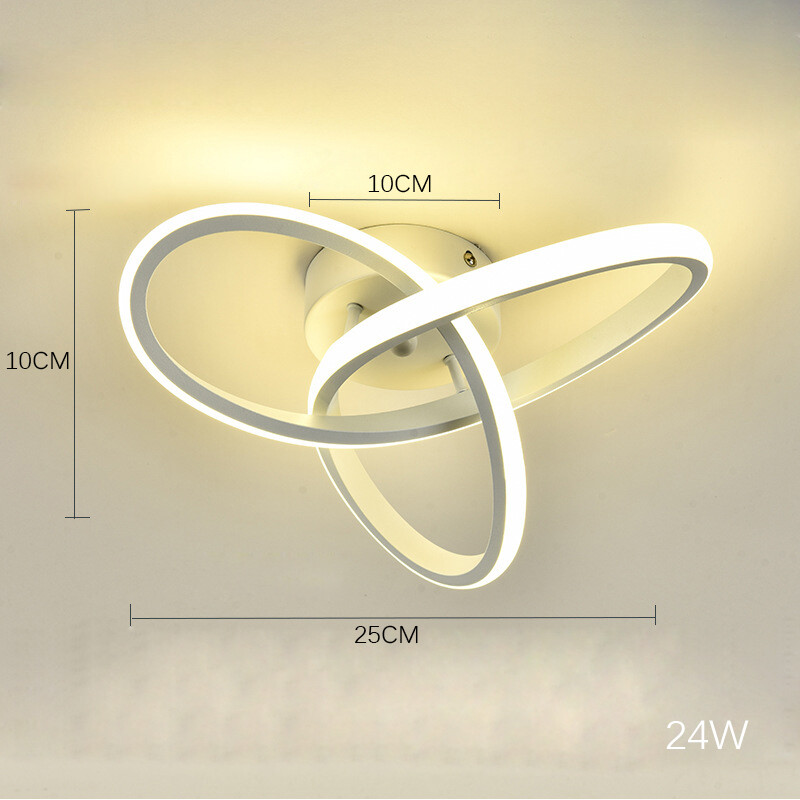 Modern LED Ceiling Light Night Lamp Hallway Balcony Aisle Porch Lustre ...