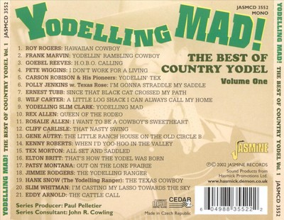 VARIOUS ARTISTS - YODELING MAD!: THE BEST OF COUNTRY YODEL, VOL. 1 NEW ...