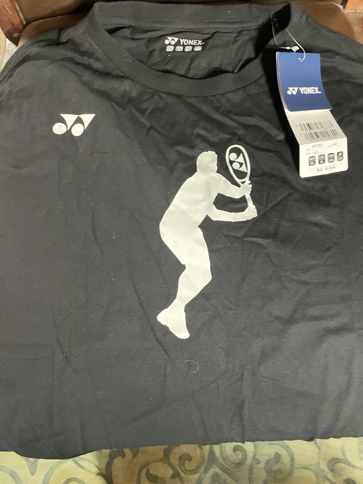 Yonex Tennis “Stan the Man” Black T-shirt, XL | eBay