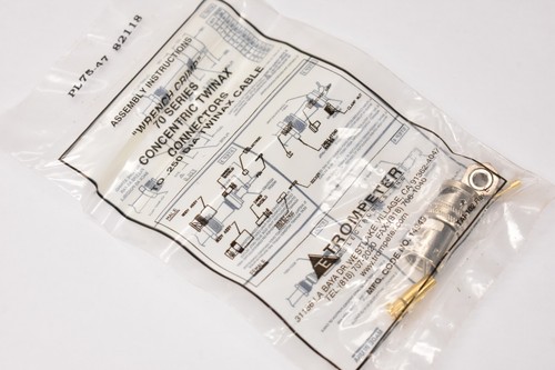 Trompeter PL75-47 TRB, Twinaxial/Triaxial Connector Plug, Male Pin | eBay