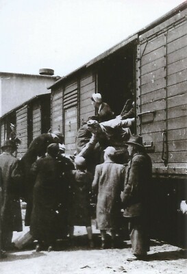 WW II German Photo --- Jewish Concentration Camp Train | eBay