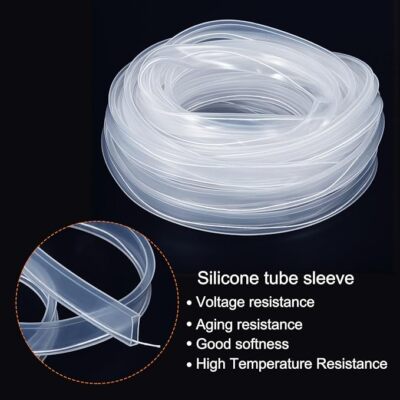 Silicone Tube Sleeve Flexible IP67 Waterproof Protect Cover For 8mm LED ...
