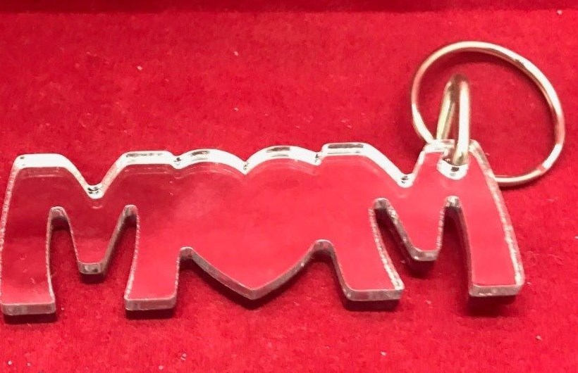 Mom Keychain Custom Names Free Engraved key chain Mother Key Ring ...